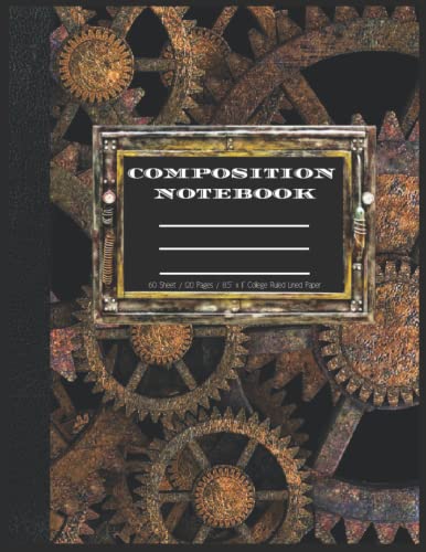 Composition Notebook: Steampunk Book | Retro Style | Vintage Notes ...