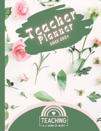 Teacher Planner 2023-2024: Teacher Planner - Weekly & Monthly Lesson ...