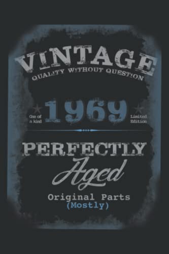 Retro Vintage 1969 Art 50 Yrs Old Birthday Funny 50Th Bday Pretty ...