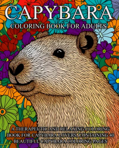 Capybara Coloring Page