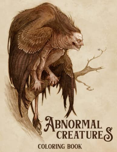 Abnormal Creatures Coloring Book: An Adult Coloring Page Featuring ...