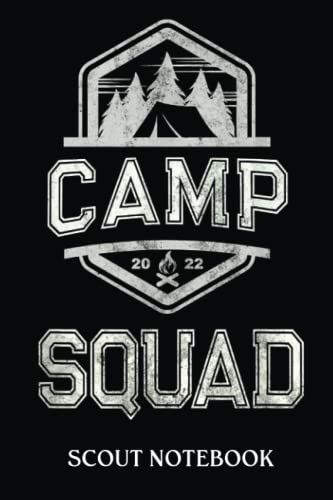 Scout Notebook: Vintage Camp Squad 2022 Host Summer Counselor Teacher ...