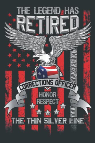 Correctional Officer Retirement Silver Line Corrections Gift: Heart ...