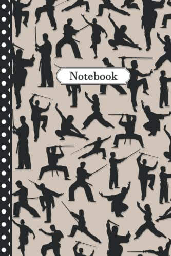 Kung fu Notebook: Pretty Kung fu Journal: 100 Pages (6x9") Kung fu ...