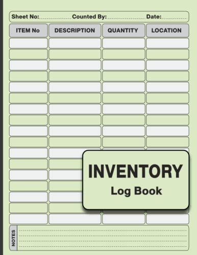 Inventory Log Book: Inventory Ledger Organizer Book Is Perfect for ...