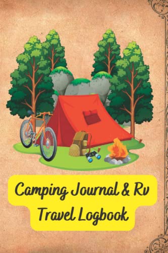 Camping Journal & RV Travel Logbook: Road Trip Planner Camping Diary ...