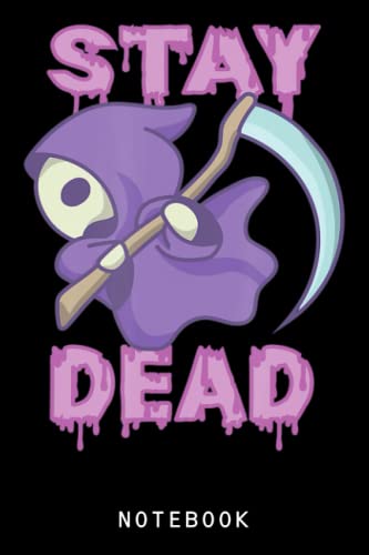 Anime aesthetic Stay Dead Grim Reaper - Menhera Pastel Goth: Lined 6x9 ...