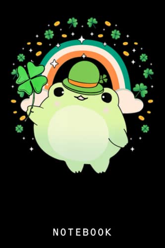 Aesthetic Cottagecore Cute Frog Leprechaun St Patricks Day: Lined 6x9 ...