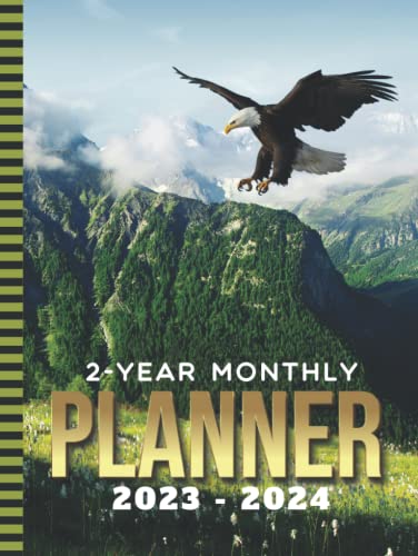 Hardcover 2-Year Monthly Planner 2023-2024: Dated 8.5x11 24-Month ...