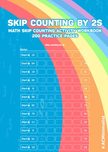 Skip Counting by 2s. Math Skip Counting Activity Workbook. 200 Practice ...