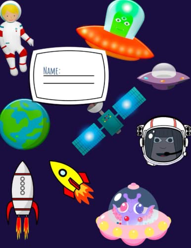 Astronaut and Space Notebook: Student Notebook For Kids, Boys, Girls ...