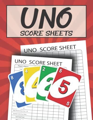 Uno Score Sheet Template Printable Uno Score Card Printable Uno Score