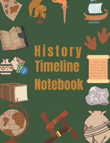 History Timeline Notebook: Graph Paper Journal for Recording History ...