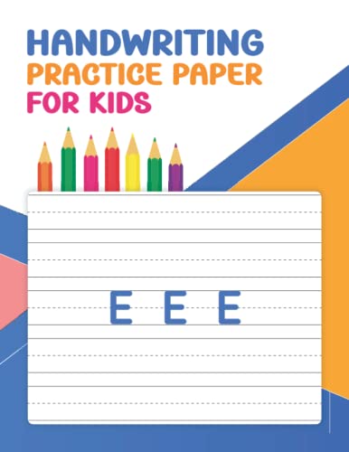 Handwriting Practice Paper for Kids: Notebook with Dotted Lined Sheets ...