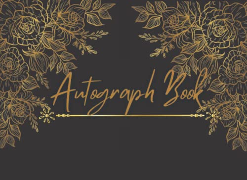 Autograph Book: Autograph book: Signatures Blank Scrapbook, Blank ...
