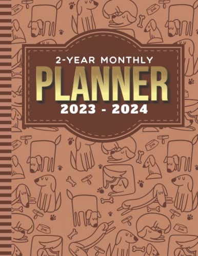 2-Year Monthly Planner 2023-2024: Dated 8.5x11 24-Month Calendar and ...