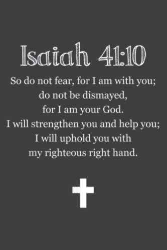 Isaiah 41 10 Bible Verse Scripture Christian S: My Prayer Map Journal 6 ...