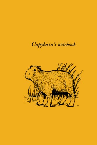 Capybara's notebook: Capybara blank lined notebook by Ana Popa | Goodreads