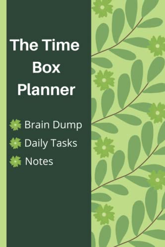 The Time Box Planner: Daily Tasks; Brain Dump; Daily Notes; Timebox ...