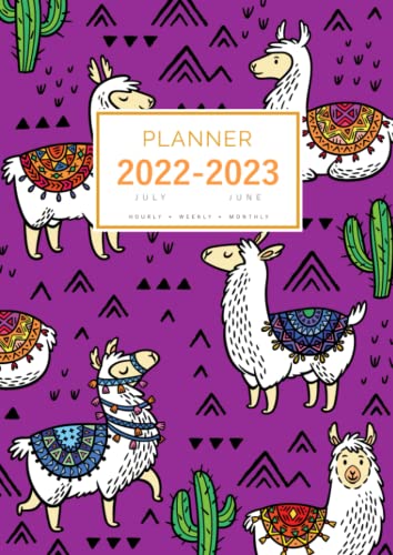 Planner 2022-2023: A4 Large Notebook Organizer with Hourly Time Slots ...