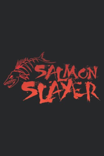 Salmon Slayer Fishing Funny Meme: Lined Journal Notebook To Do Schedule ...