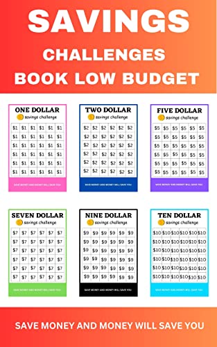 Savings Challenges Book Low Budget [2023] Easy Money Saving Challenge ...