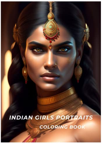 INDIAN GIRLS PORTRAITS COLORING BOOK by Pako Arroyo | Goodreads