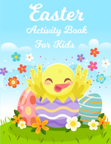 Easter Activity Book For Kids: Easy Toddler and Preschool Kids Coloring ...