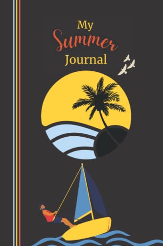 My Summer Journal: Personal Journal with Beach Illustrations, a Nice ...