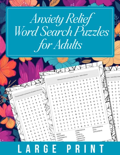 Anxiety Relief Word Search Puzzles for Adults by Layla Dobson | Goodreads