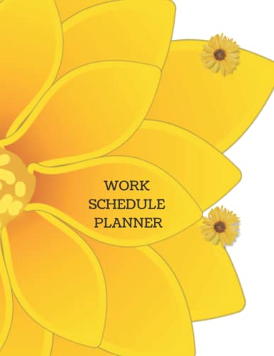 Work Schedule Planner: Undated Daily Planner, Productivity Journal ...