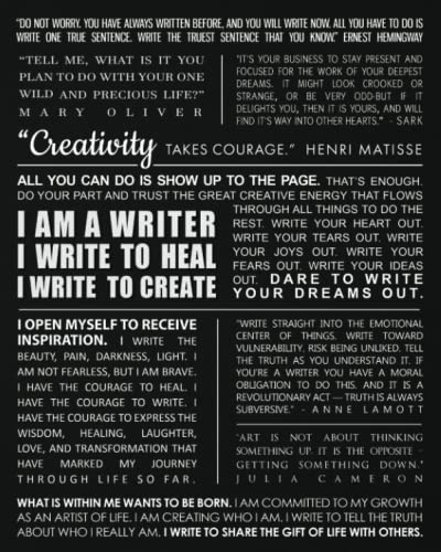 Heal + Create Journal and Included Instructional Program 8"x10" LINED ...