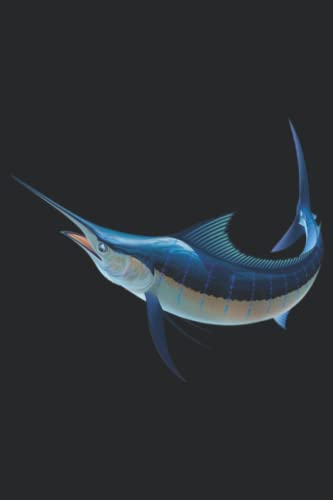 Beautiful Atlantic Blue Marlin Fish Family: Lined Journal Notebook To ...