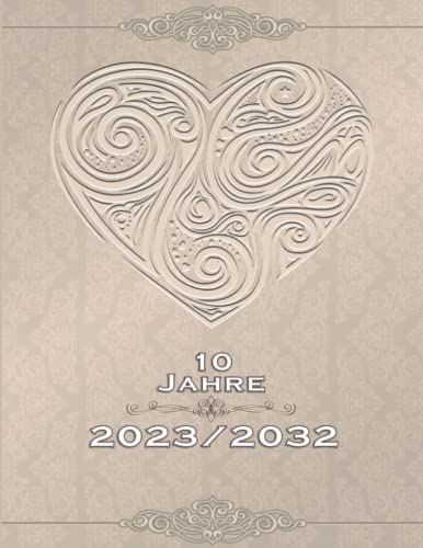 Monatsplaner 2023 2032: 120 Monate Kalender mit Ziele Planung • großer ...