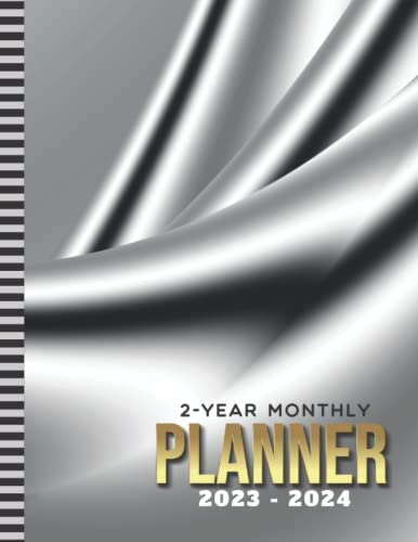 2-Year Monthly Planner 2023-2024: Dated 8.5x11 24-Month Calendar and ...