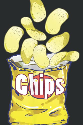 Game Day Potato Chips: Lined College Ruled Paper Journal Notebook ...