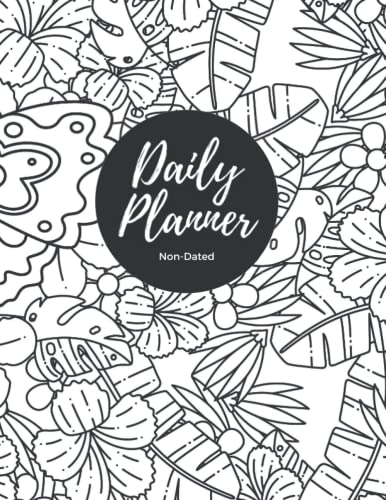 Undated Daily Planner | Includes Goal Planner and Trackers | Gratitude ...