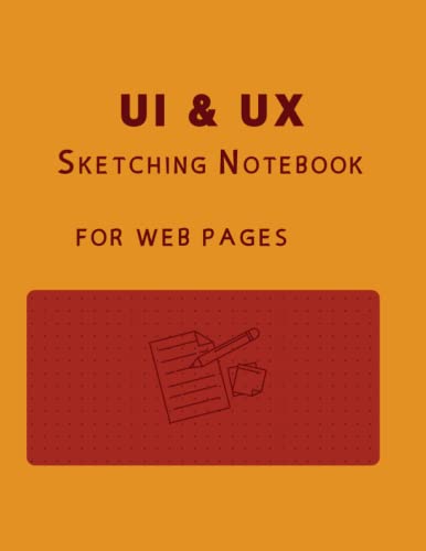 UX / UI: Wireframe Design Sketching notebook web pages templates for ...