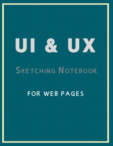 UX / UI: Wireframe Design Sketching notebook web pages templates for ...
