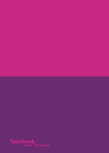 A6 Plus Notebook 4.33x6.03 inches, Unlined/Plain Paper, Neon Pink ...