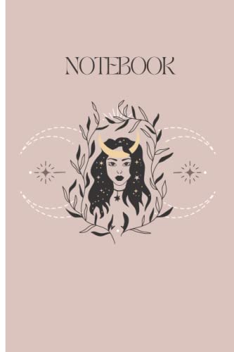 Aesthetic Mystic Women Moon Notebook: divine feminine with this goddess ...