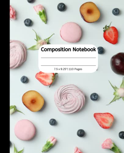 Composition notebook wide ruled for kids, teens and adults: Standard ...