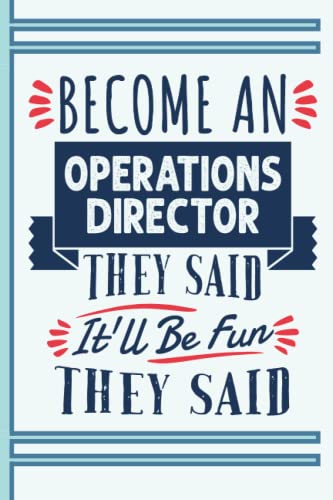 Funny Operations Director Notebook Become An Operations Director They ...