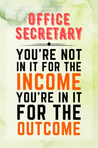 Office Secretary Notebook: Blank Lined Journal Notebook for Office ...