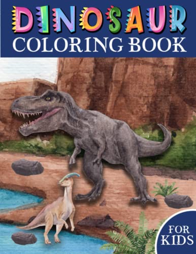 Dinosaur Coloring Book For Kids: Cute And Fun Dinosaur Coloring Book ...