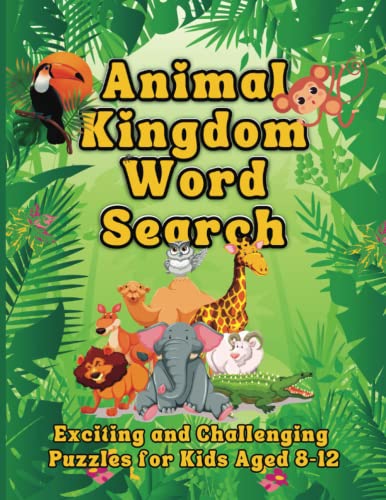 Animal Kingdom Word Search: Animal Theme Word Puzzles for Kids | Word ...
