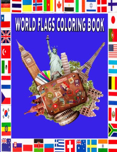 World Flags Coloring Book: Learn All Countries of the World / Geography ...