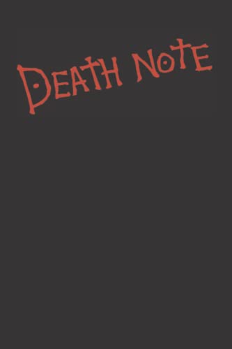 Death Notes notebook: Inspired From The Real Death Notes - Death Notes ...