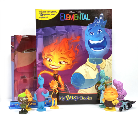 Disney / Pixar Elemental My Busy Books - Storybook, 10 figurines ...
