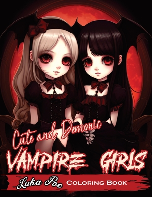 Cute and Demonic Vampire Girls: A Spooky and Playful Coloring Adventure ...